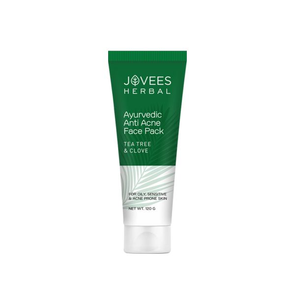 Jovees Antiseptic Anti Acne Face Pack With Tea Tree & Clove Extract ...